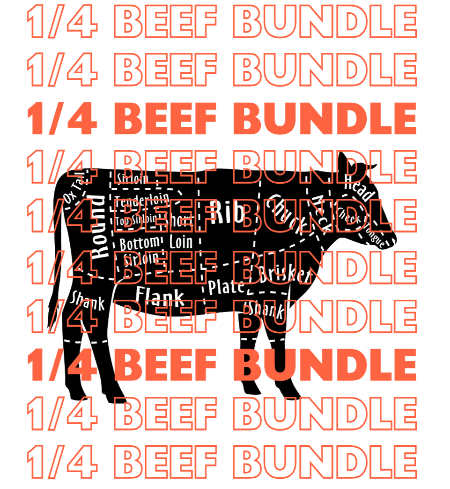 1/4 Grassfed Beef Package (92 LBS MEAT) - SAVE 16% – Shirttail Creek Farm